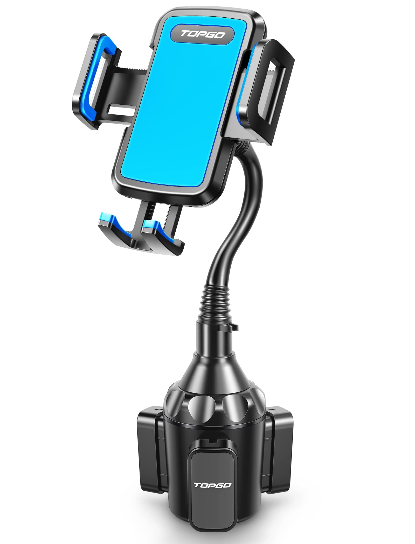 TOPGO Cup Holder Phone Holder, [Upgraded Adjustable Gooseneck & Firmly ...