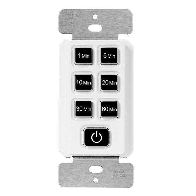 TOPGREENER Countdown Timer Switch, 1-60 Min, LED Indicator, 120VAC 60Hz ...