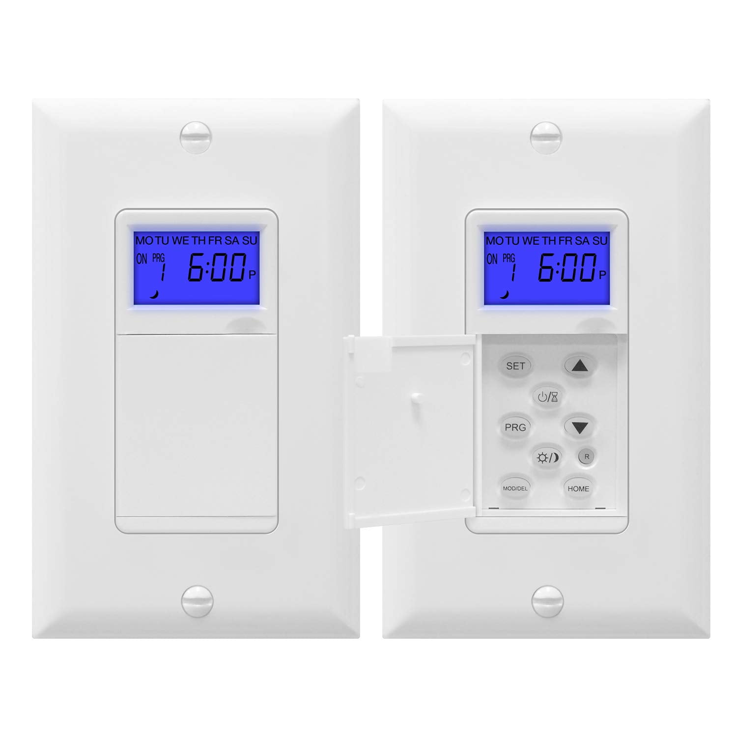 TOPGREENER Digital Astronomic Timer Switch, 7-Day in Wall Programmable ...