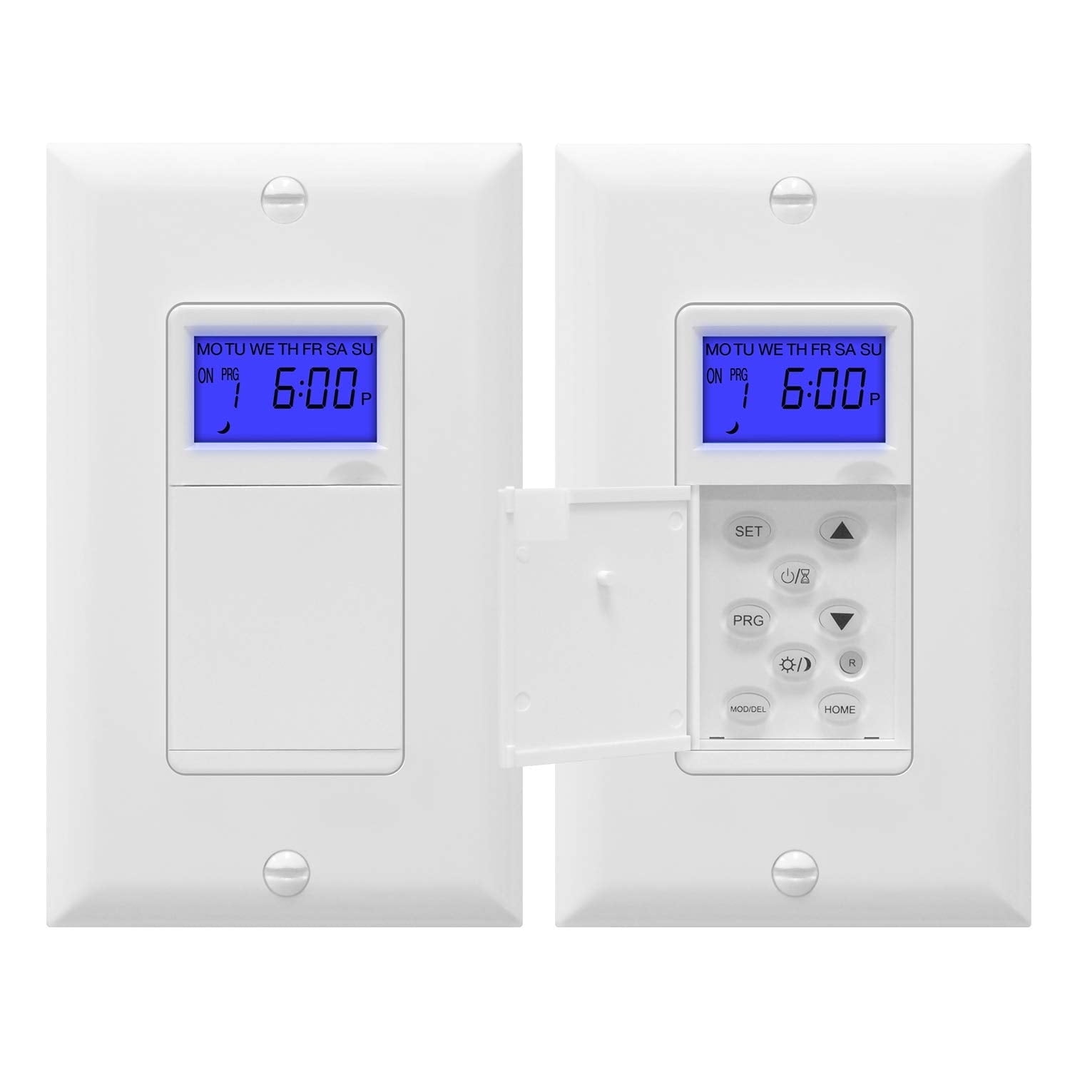 TOPGREENER Digital Astronomic Timer Switch, 7-Day in Wall Programmable ...