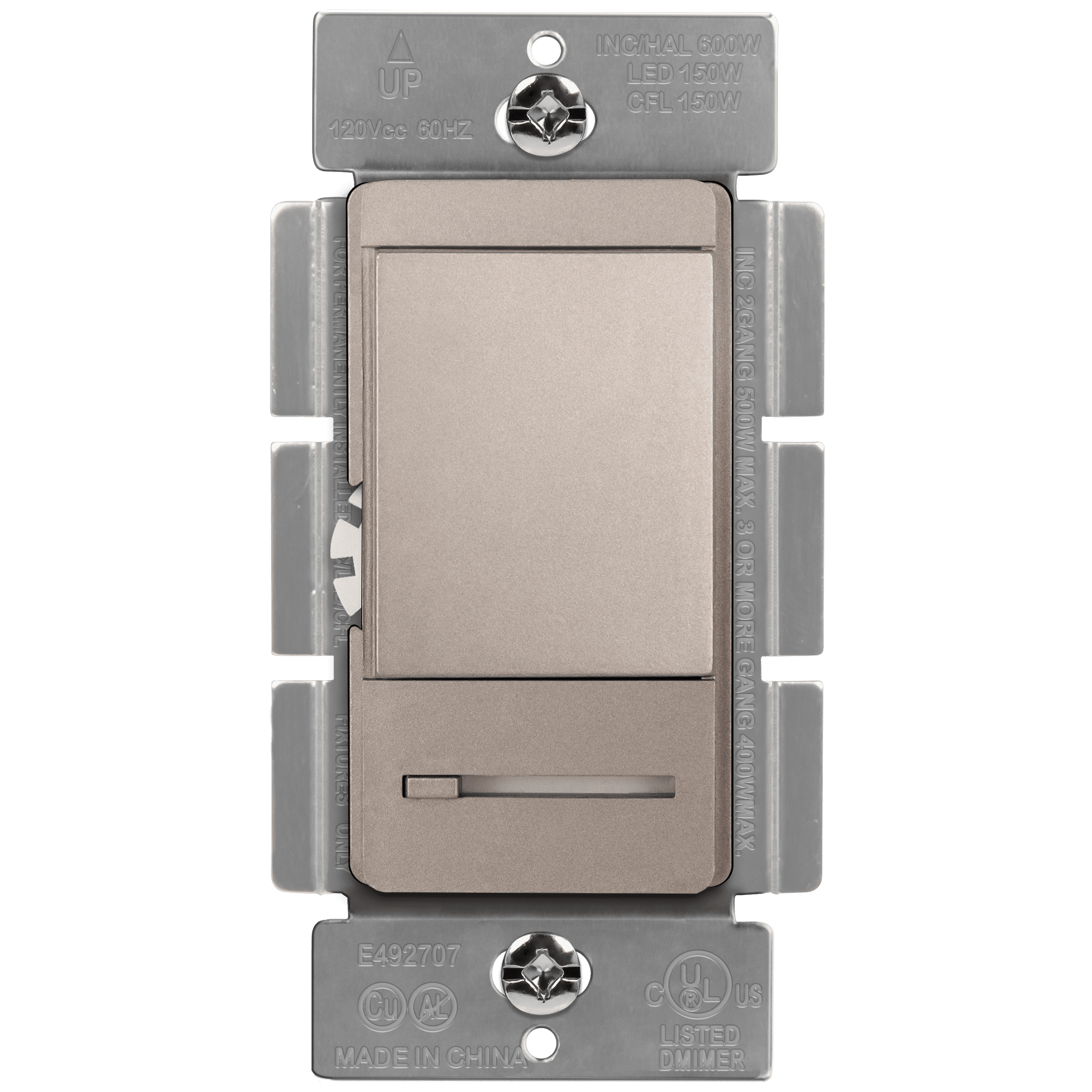 TOPGREENER Dimmer Switch with Light Adjustment Slider, Single Pole or 3 ...