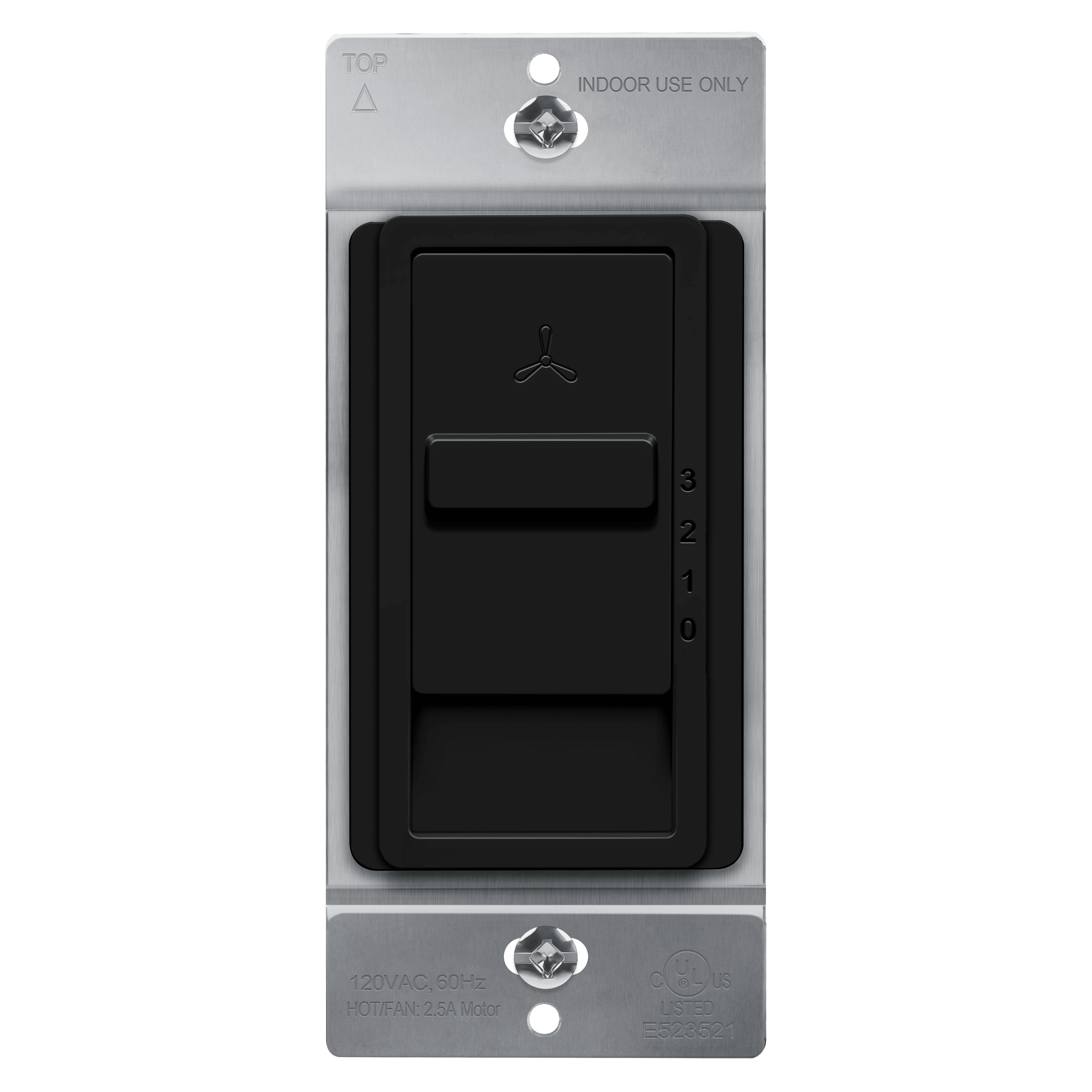 TOPGREENER Kalide Fan Speed Control Switch, 3-Speed Fan Wall Switch ...