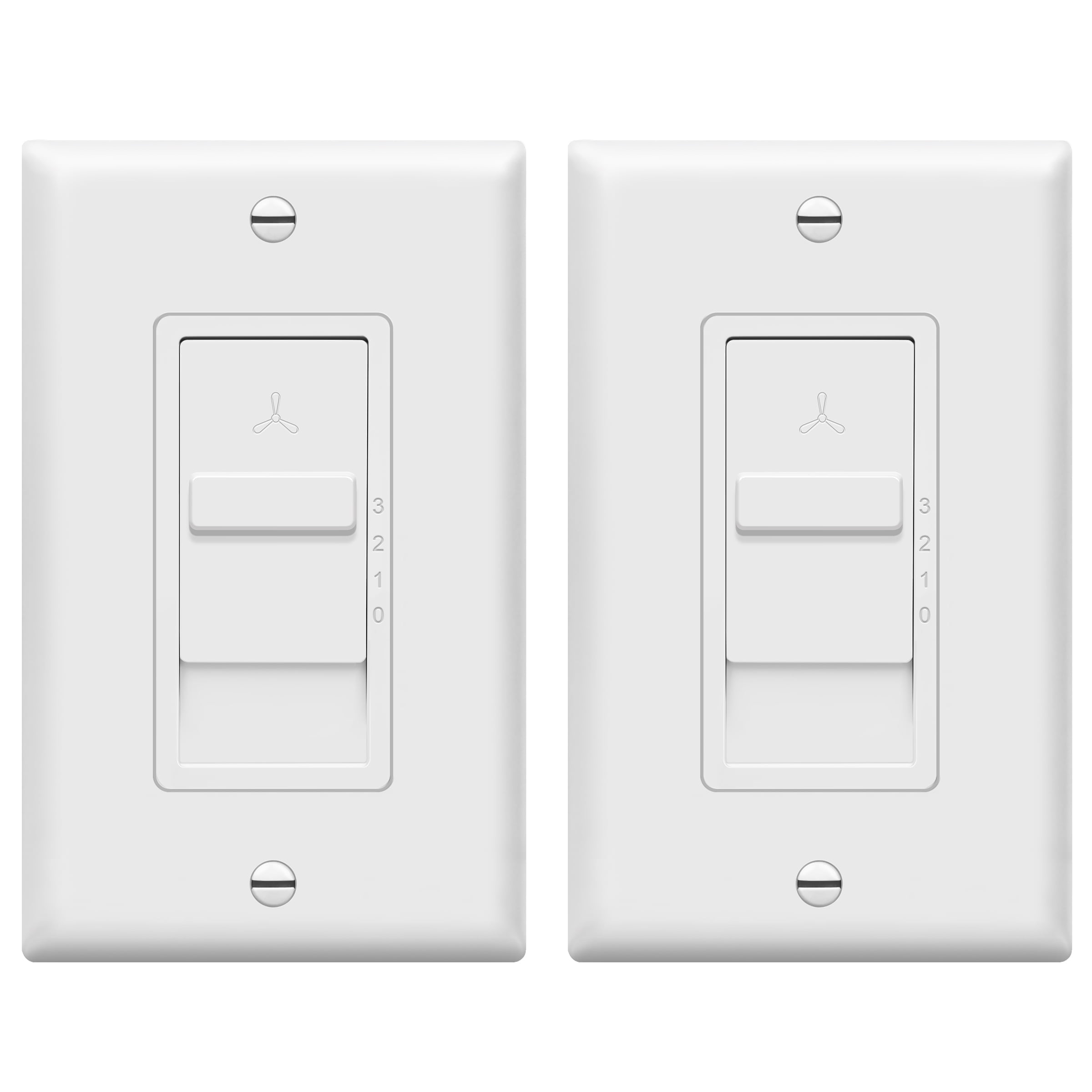 TOPGREENER Kalide Fan Speed Control Switch, 3-Speed Ceiling Fan Wall ...