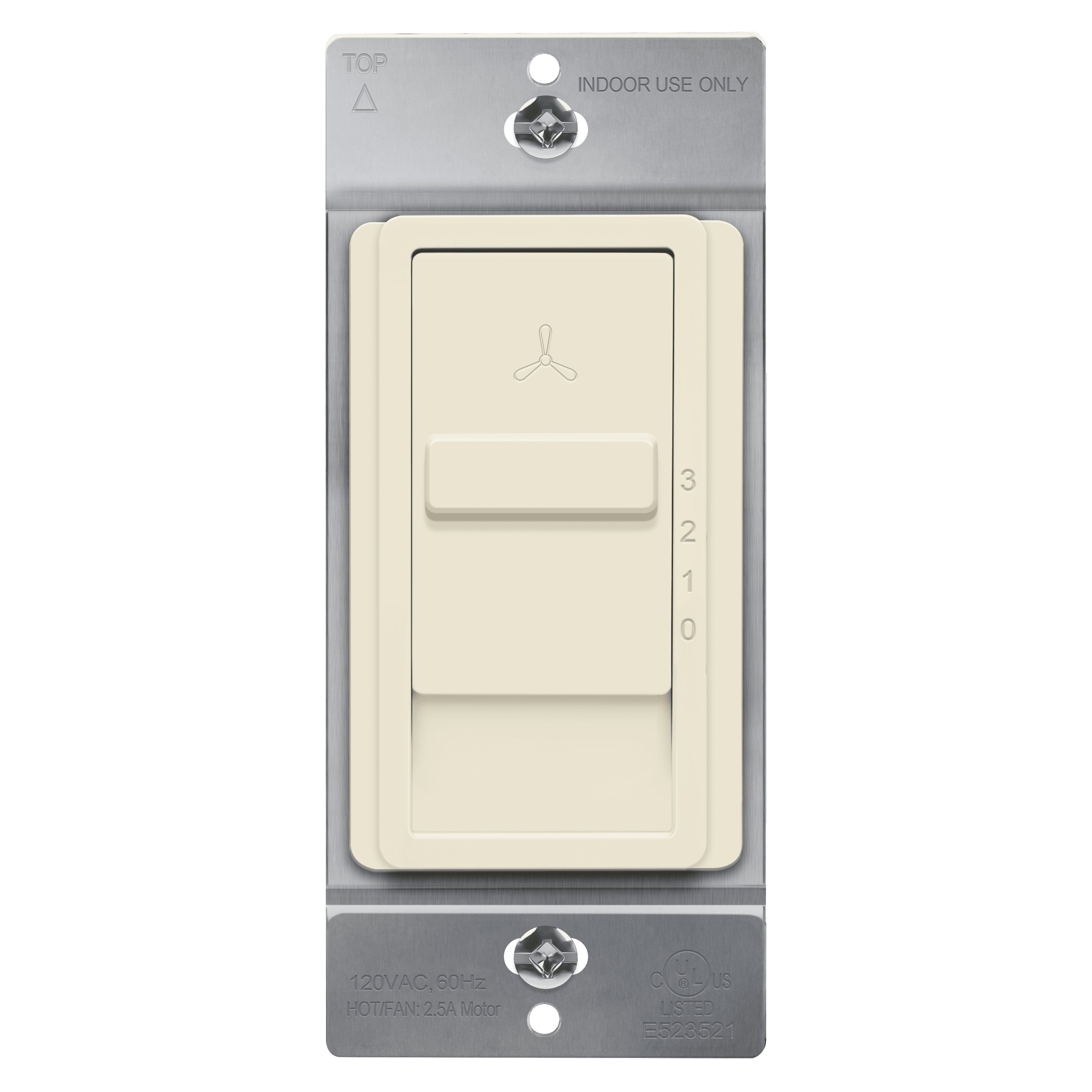 TOPGREENER Kalide Fan Speed Control Switch, 3-Speed Fan Wall Switch ...