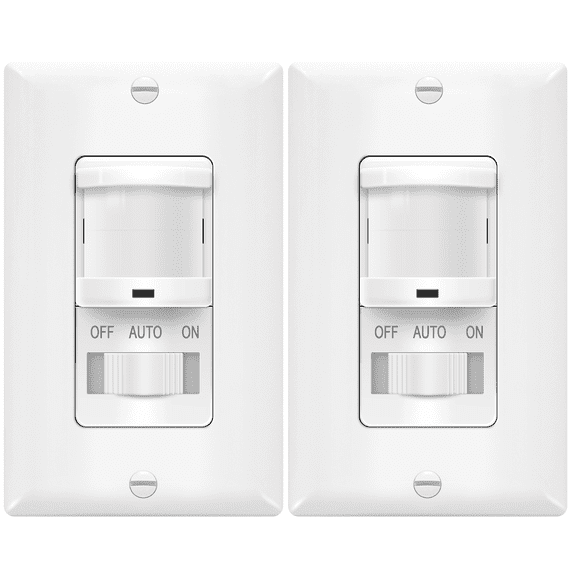 3X 110V-220V 360° Infrared Recessed PIR Ceiling Motion Sensor Detector ...