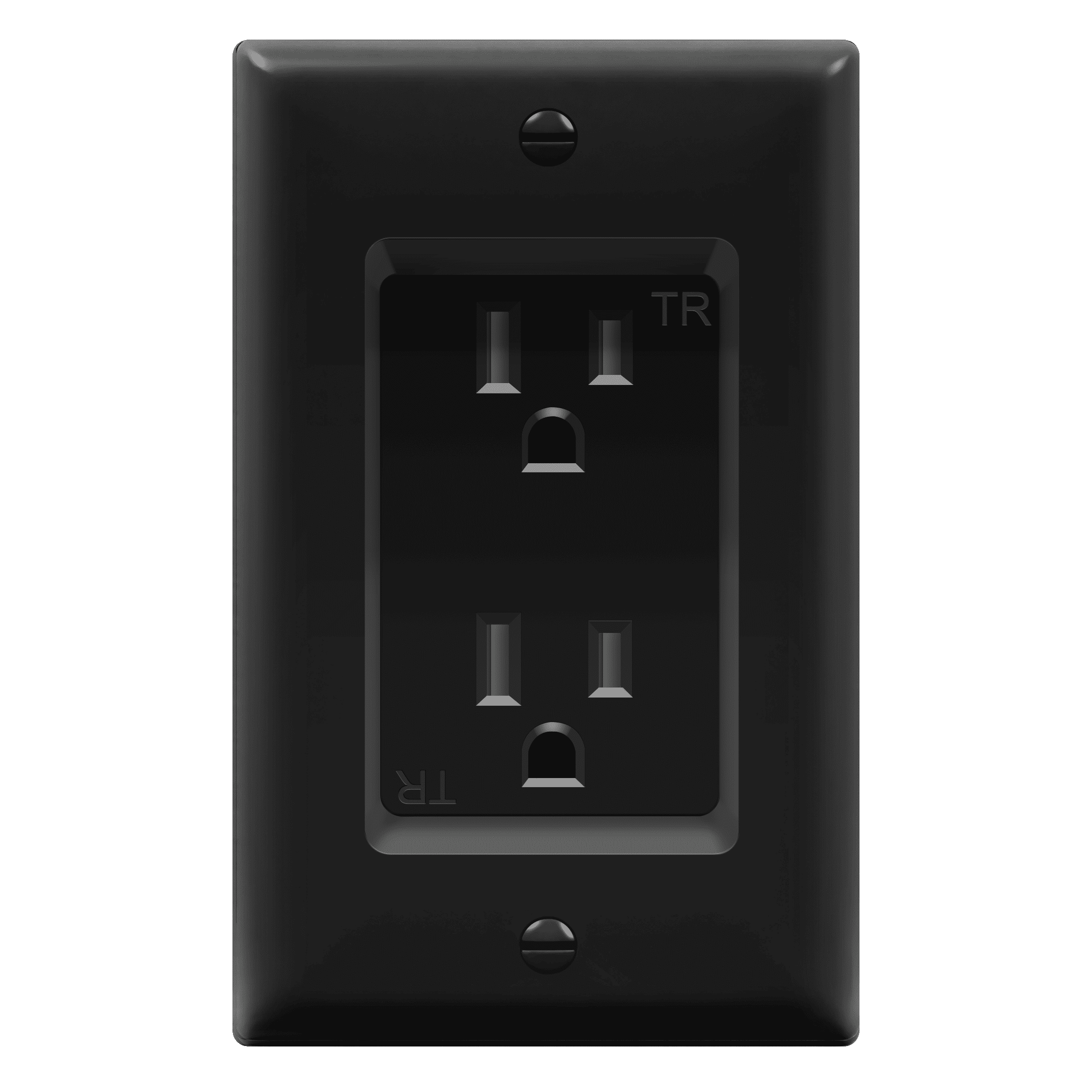 TOPGREENER 15A Recessed Outlet, Tamper-Resistant for TV, A/V, Artwork ...