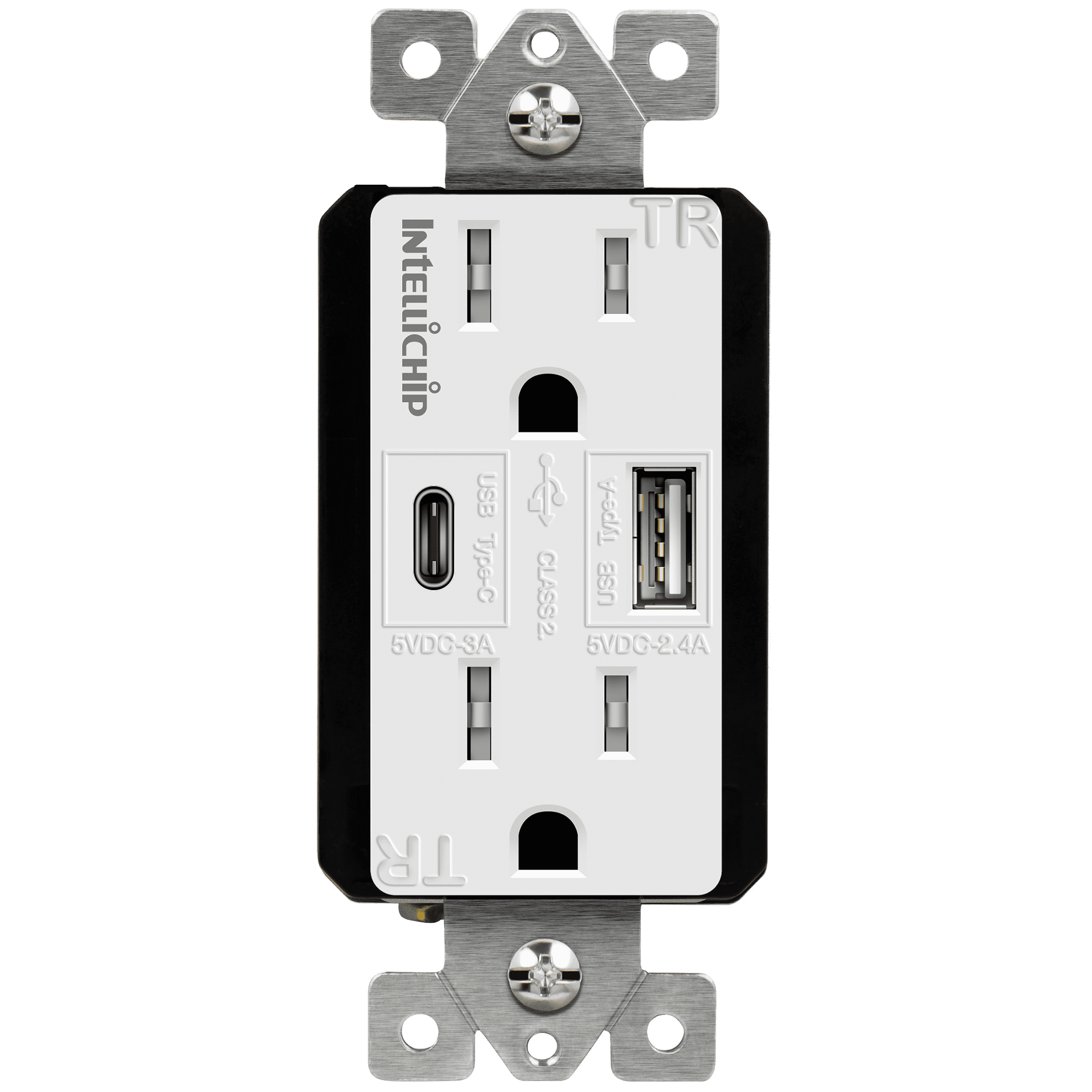 TOPGREENER TU21558AC, 15A 125VAC 29W White USB Type-A/Type-C Electrical ...