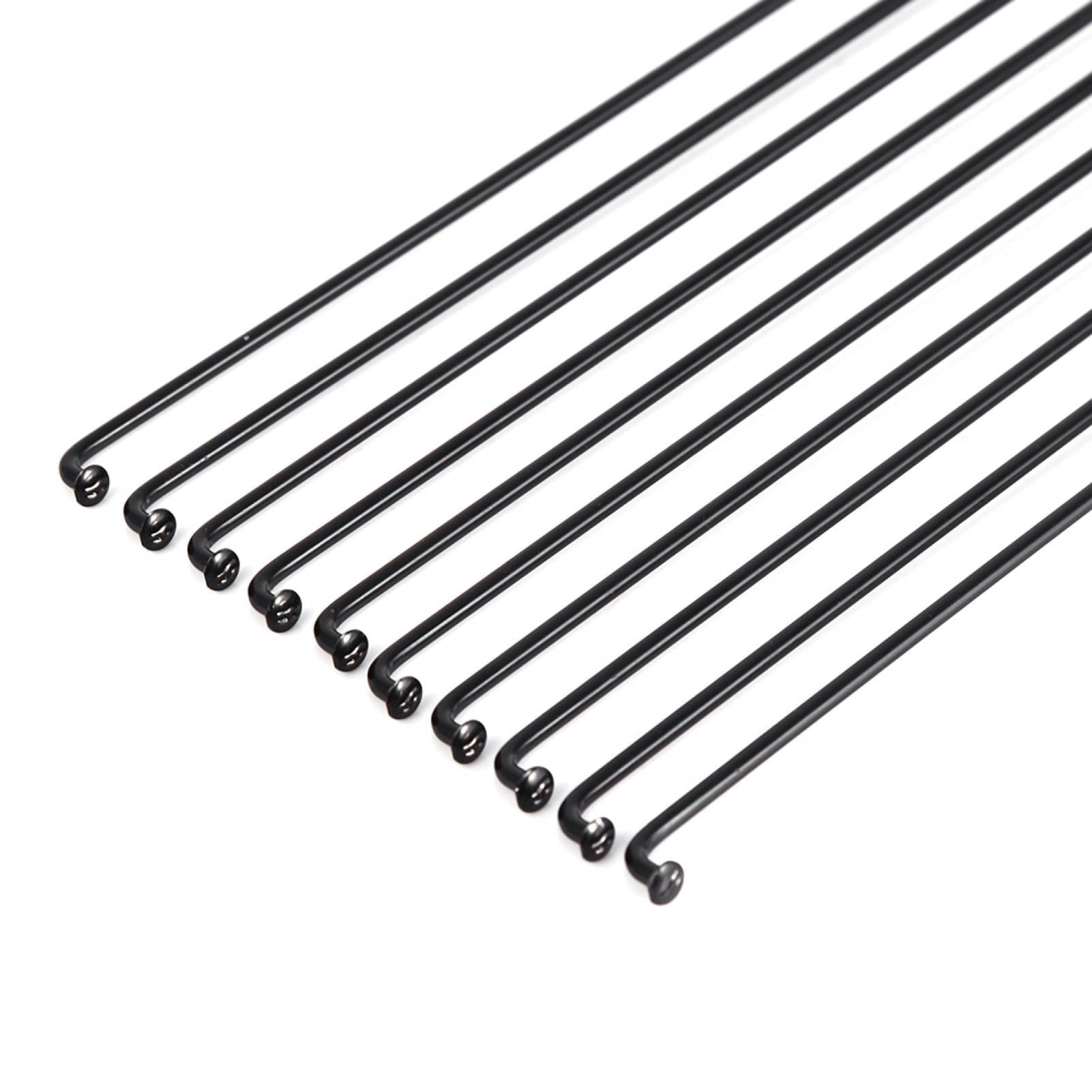 TOPINCN 36Pcs/Set Steel Mountain Bike Bicycle Spokes 259/261mm W ...