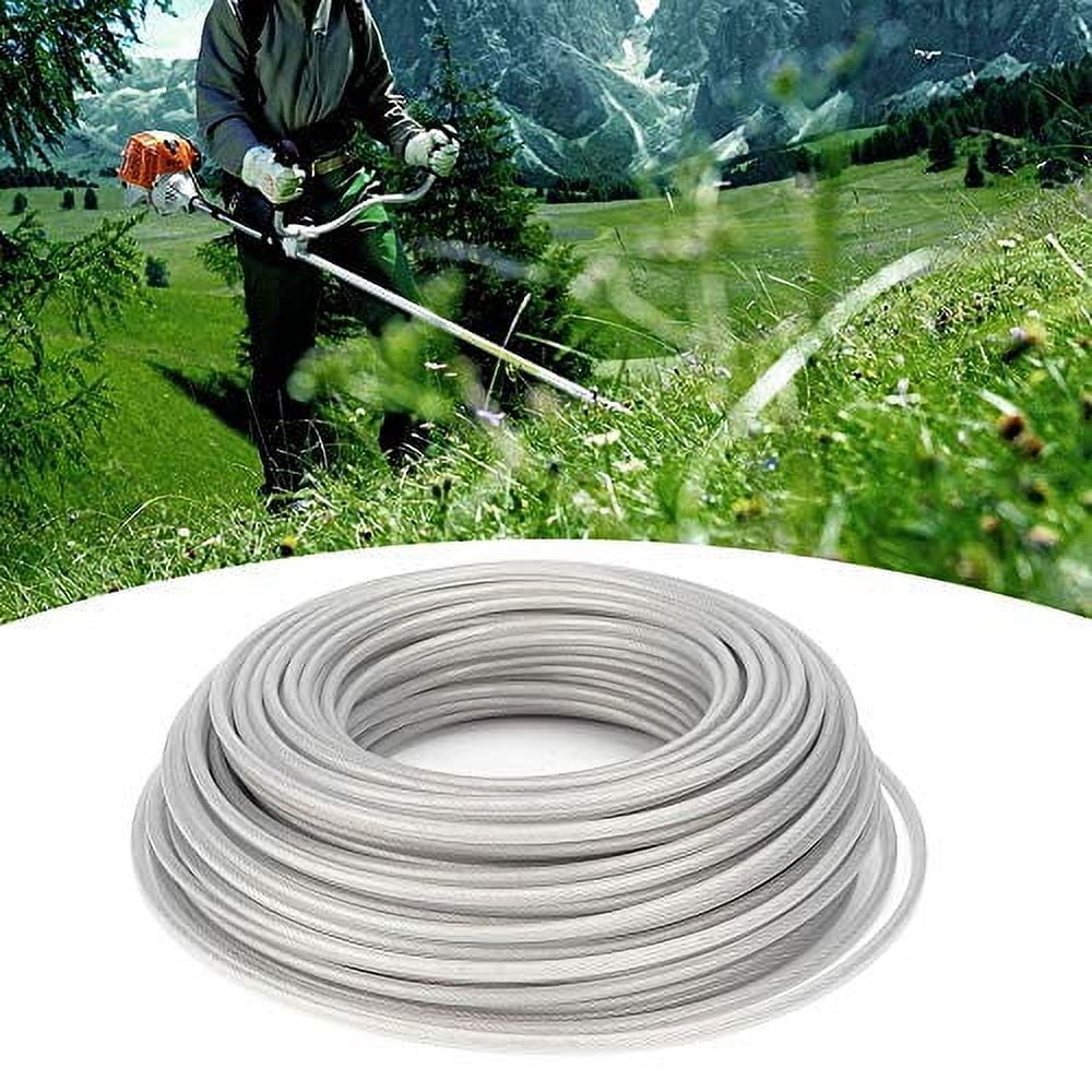 TOPINCN Lawn Mower Trimmer Wire Rope Cord Line Grass Trimmer Line ...