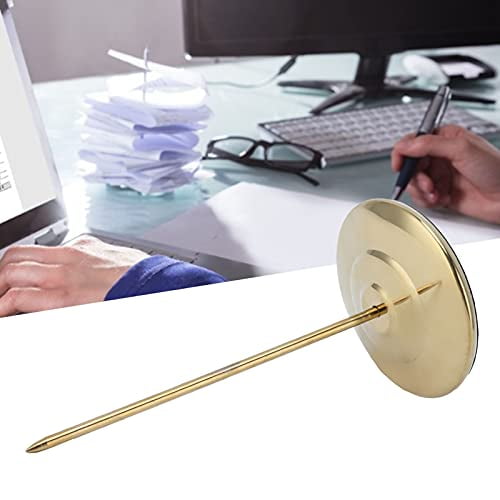 TOPINCN Stainless Steel Receipt Spike with Round Bottom,Receipt Holder ...
