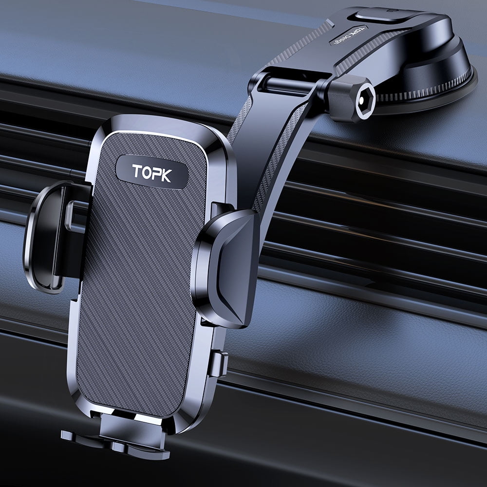 TOPK D38-C Phone Holder For Car Dashboard, Adjustable In Vertical And ...