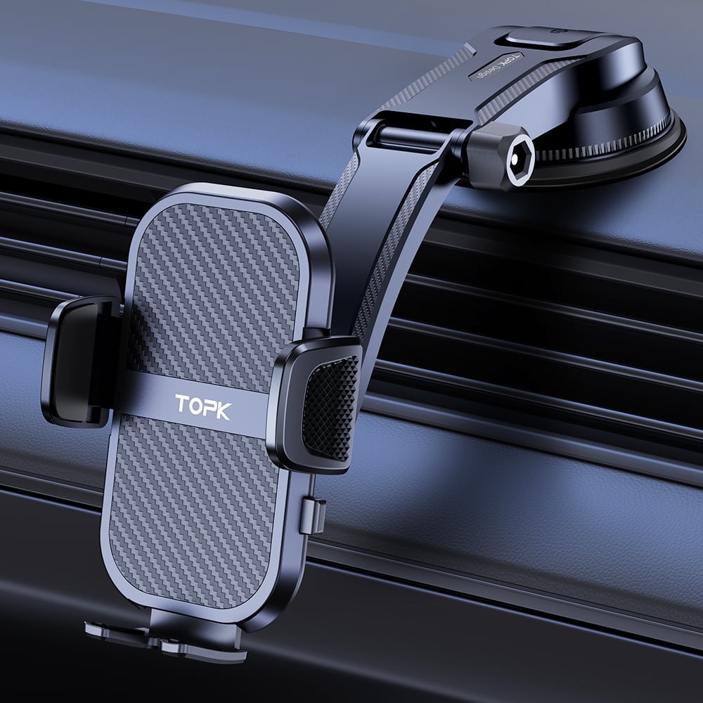 TOPK D46-C Universal Car Dashboard Mount – Secure Grip, Multi-Angle ...