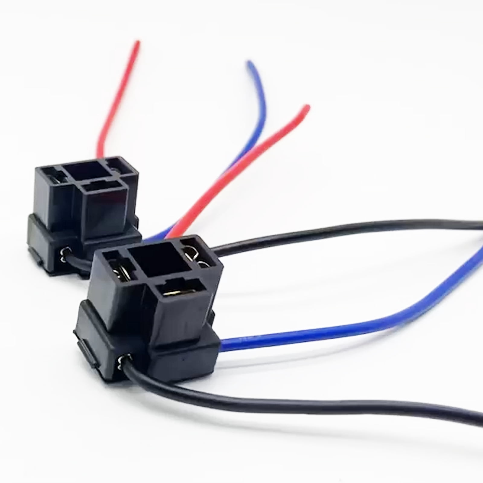TOPKU H4 9003 HB2 Wire Harness Adapter Female Socket Fit 4x6 7x6 5x7 ...