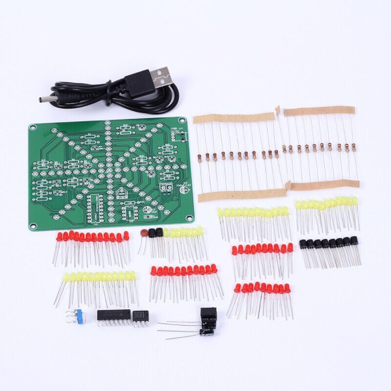 TOPMAO LSD-73 Electronic LED Flashing Lights DIY Kits Soldering ...