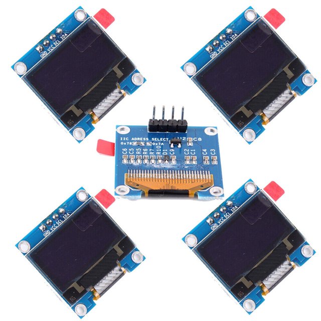 TOPMAO5X 0.96in I2C IIC Serial 128X64 OLED LCD LED Display Module SSD1306 For Arduino - Walmart.com