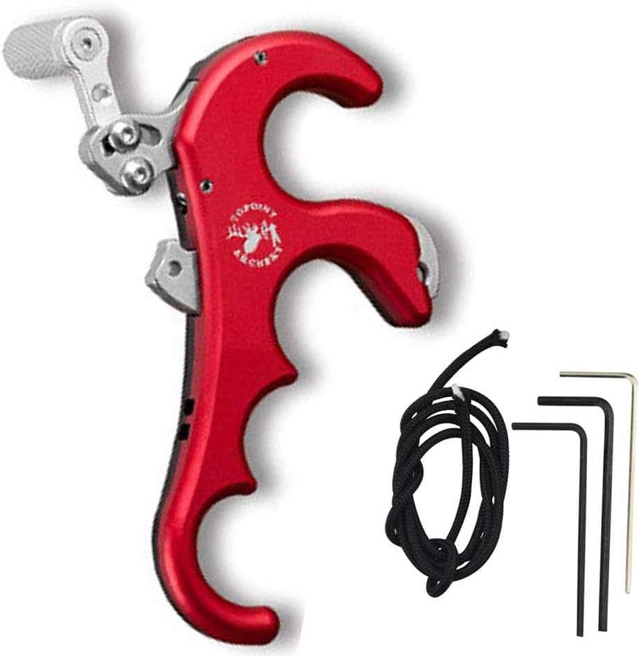 TOPOINT Bow Release 4 Thumb Trigger Archery Release Aid Compound Bow ...