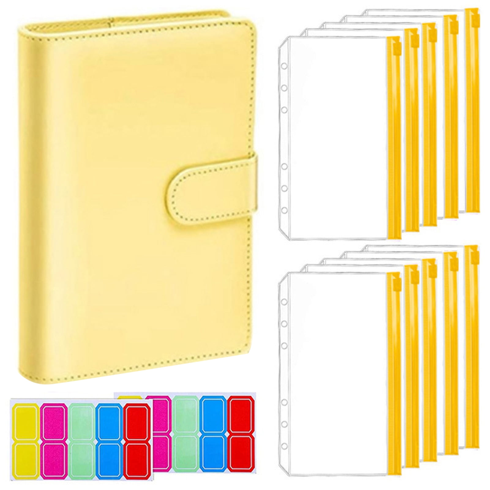 TOPOINT Budget Binder, Pu Leather Money Organizer For Cash Bills Coupon ...