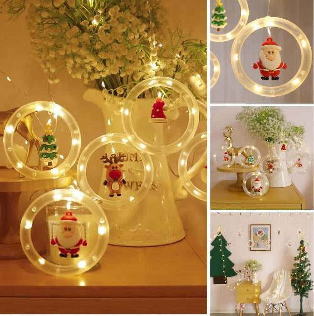 TOPOINT Christmas Lights, Christmas Decorations Snowflake String Lights ...