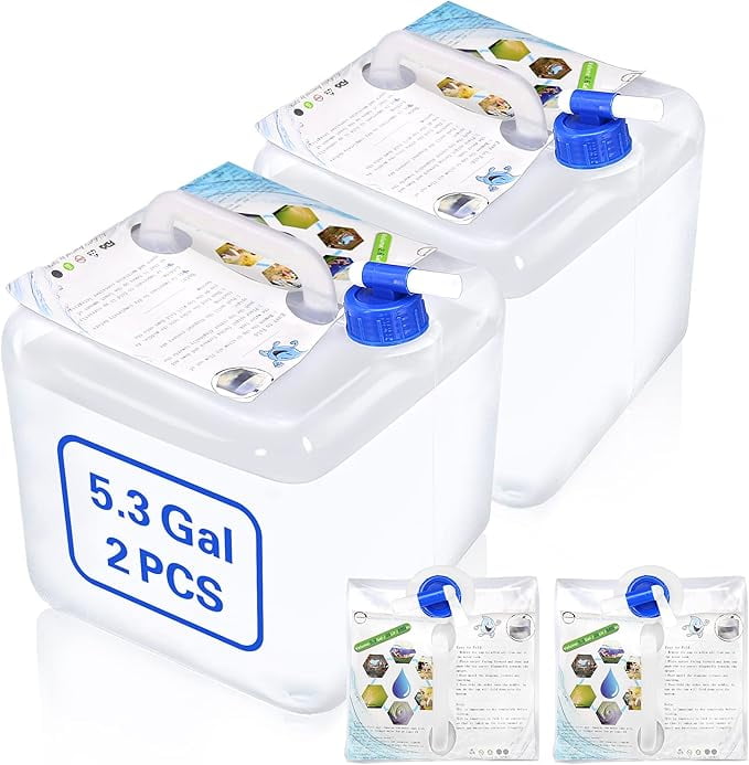 TOPOKO Camping Water Storage Containers - BPA Free Water Container for ...