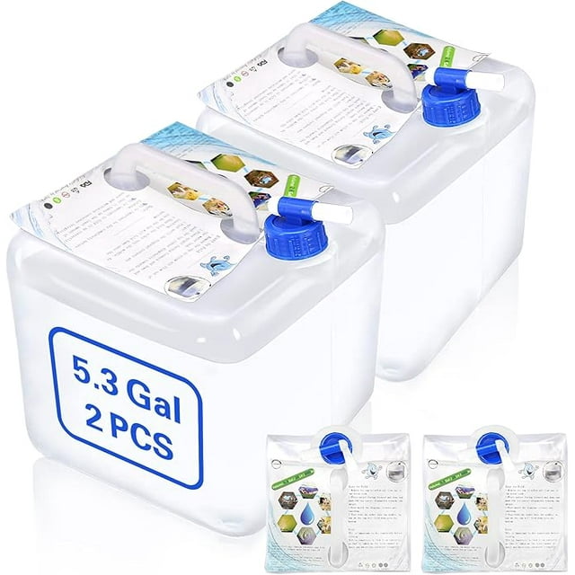 TOPOKO Camping Water Storage Containers - BPA Free Water Container for ...