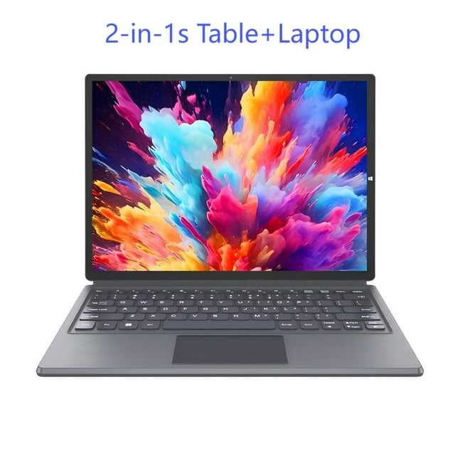 TOPOSH 12.1" 2-in-1 Tablet+Laptop,Windows 11/10,12 GB+128 GB SSD,2-Core ...