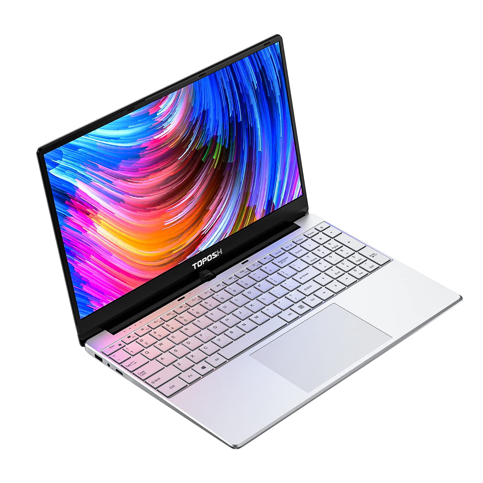 TOPOSH Windows 10 Laptop,15.6 inch PC Notebook,8GB RAM+256GB SSD,Intel ...