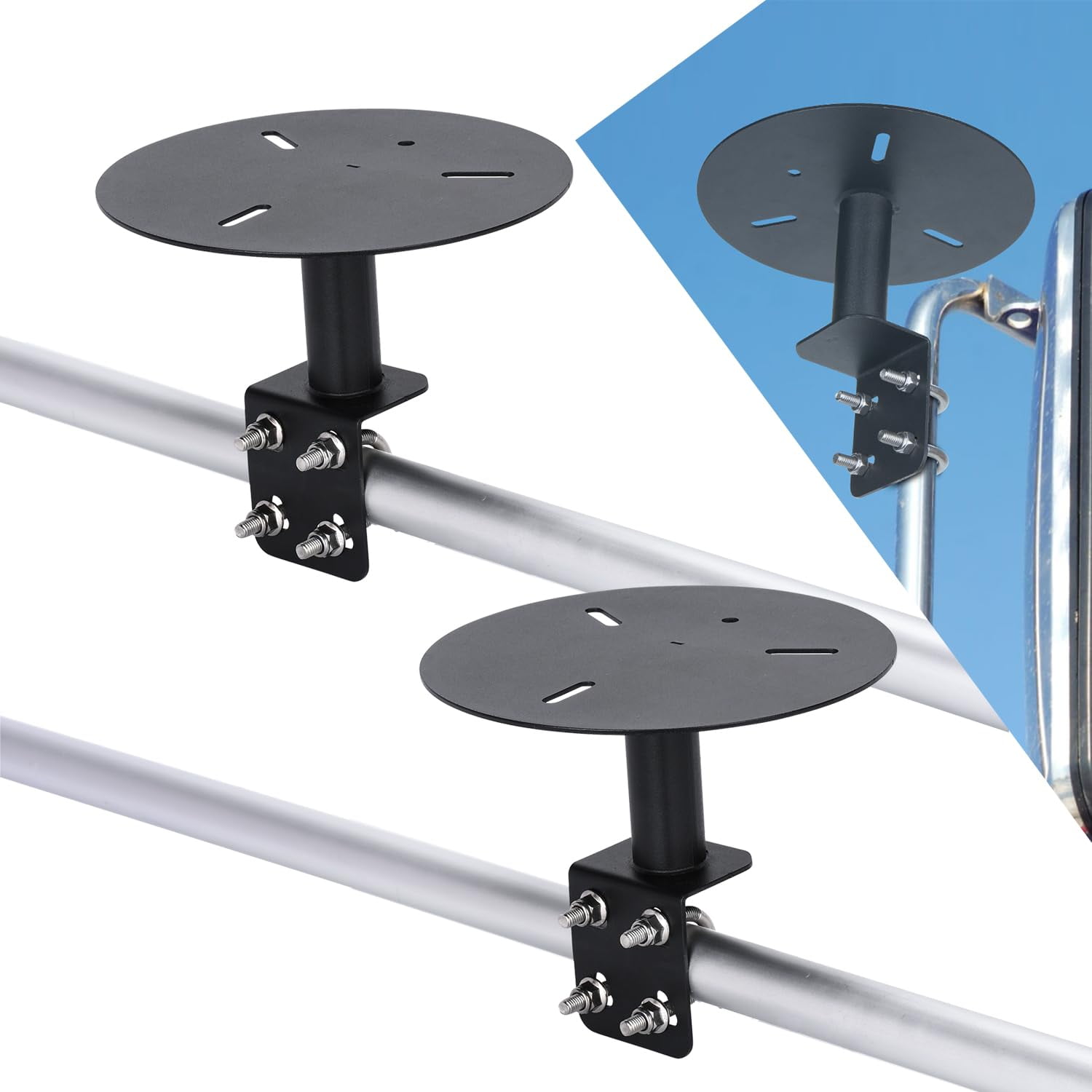 TOPOWN 2P Strobe Light IFF17 Mounting Bracket Strobe Mirror Mounting ...