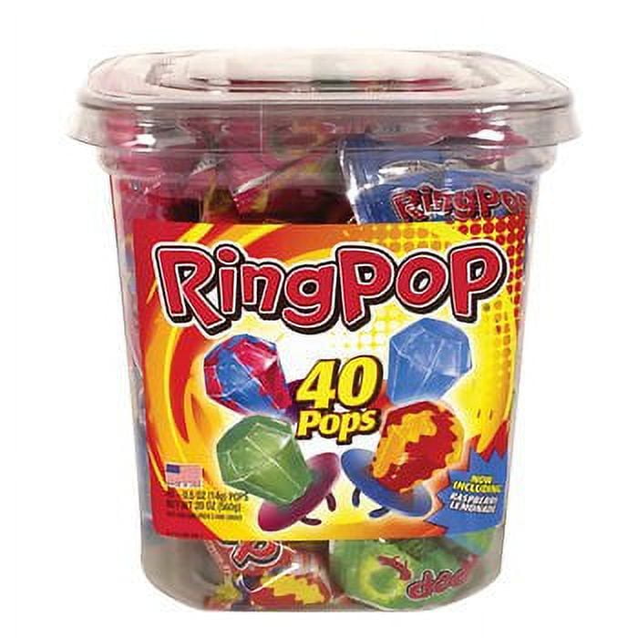 TOPPS Ring Pops Candy Bulk, Lollipops Variety Pack, 40 pk. - Walmart.com