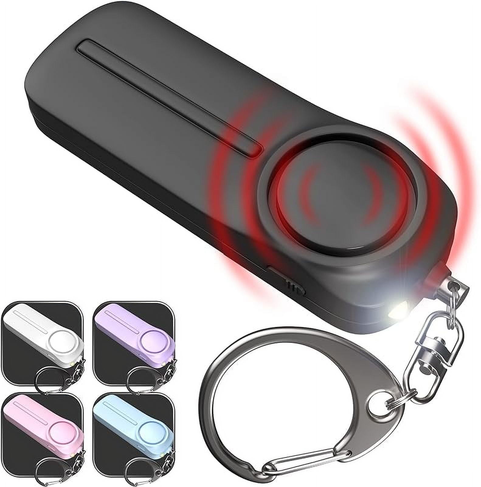 TOPRATED Personal Alarm Keychain for Women Self Defense - Loud Safety ...