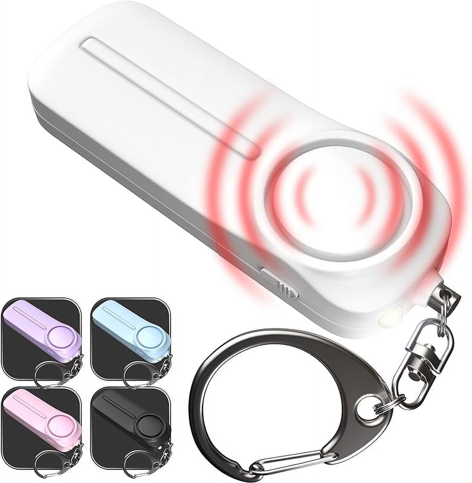 TOPRATED Personal Alarm Keychain for Women Self Defense - Loud Safety ...