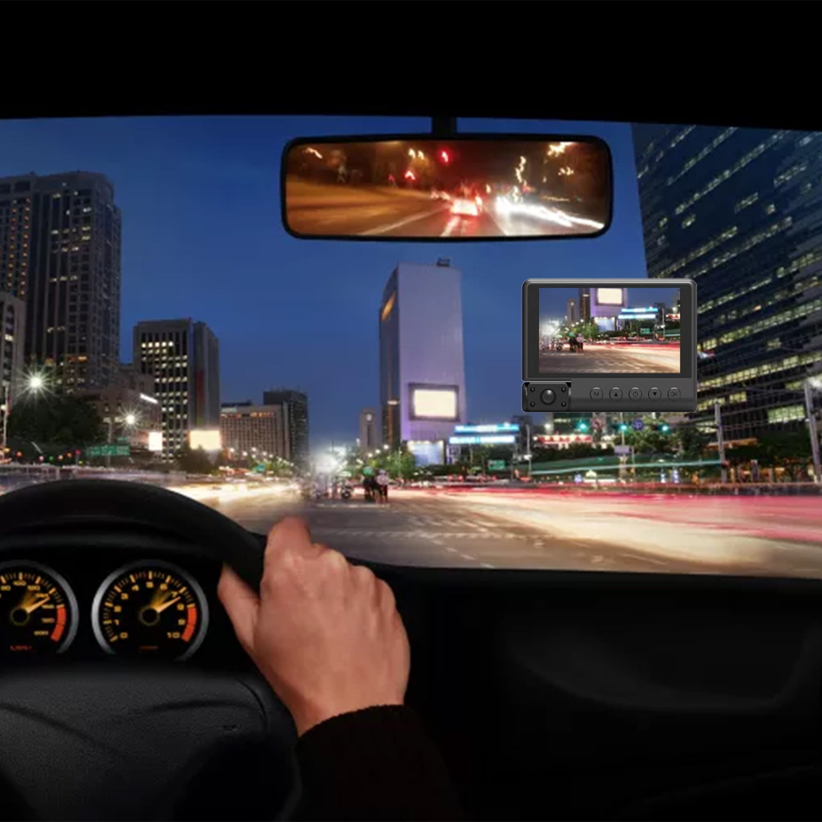 TOPRenddon 1080P Dash Camera For Cars,Dashcam Car Camera With IR Night ...