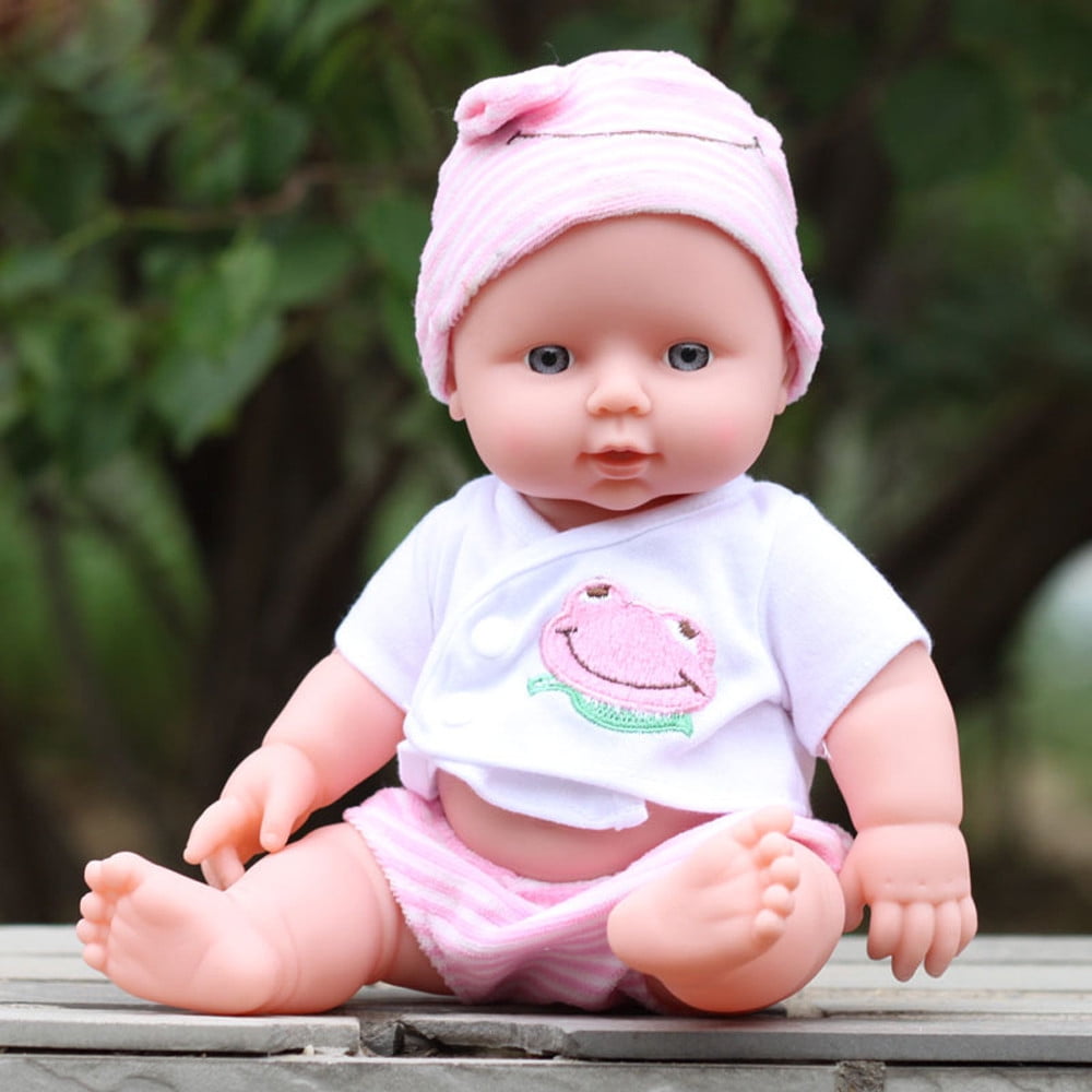 TOPRenddon 12" Realistic Soft Body Baby Dolls with Removable Outfits ...