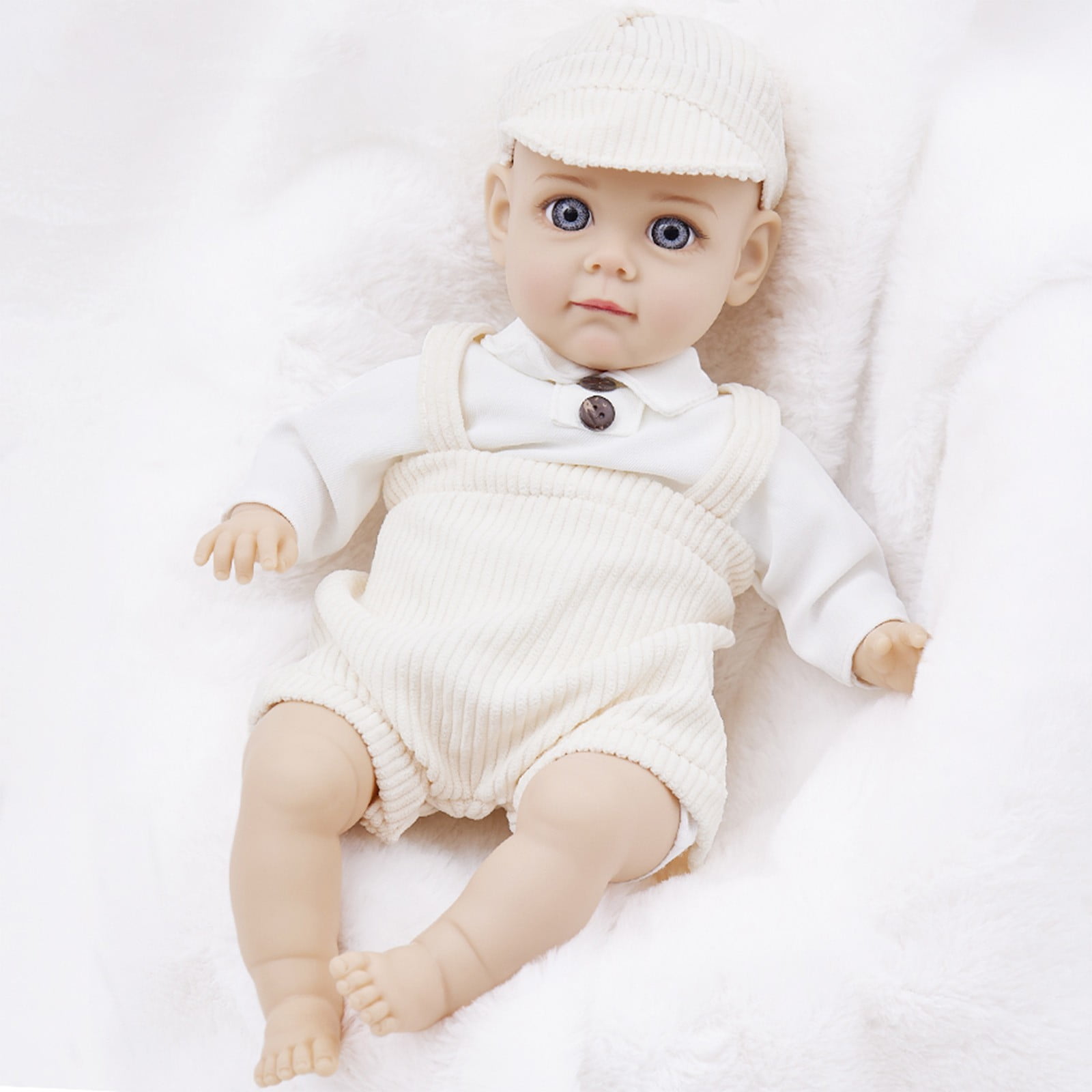 TOPRenddon 14 Inch Baby Doll Pink, Dolls with Rompers and Hat ...
