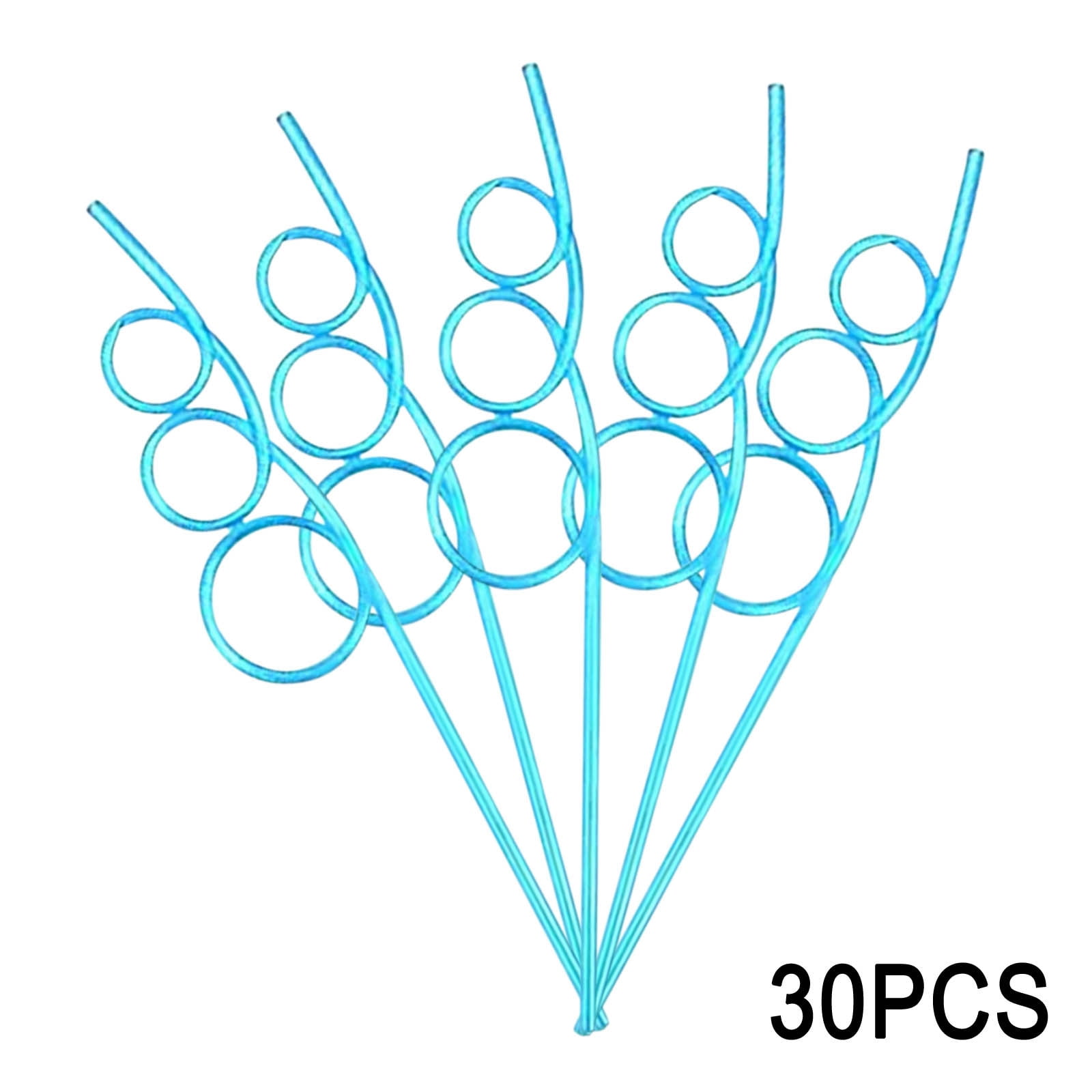 30Pcs Crazy Straws for Kids Silly Straws for Kids Plastic Straws ...