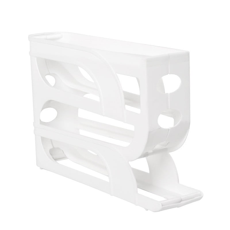 TOPRenddon 4-Tier Slide Egg Storage Box for Refrigerator Door - Auto ...