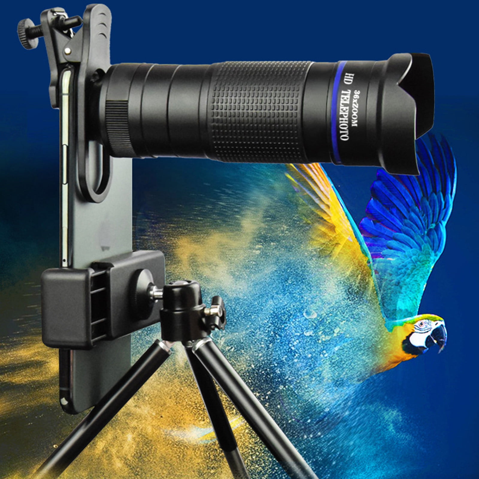 TOPRenddon 6X Telephoto Lens Kit for iPhone/Android – HD Zoom Mobile ...
