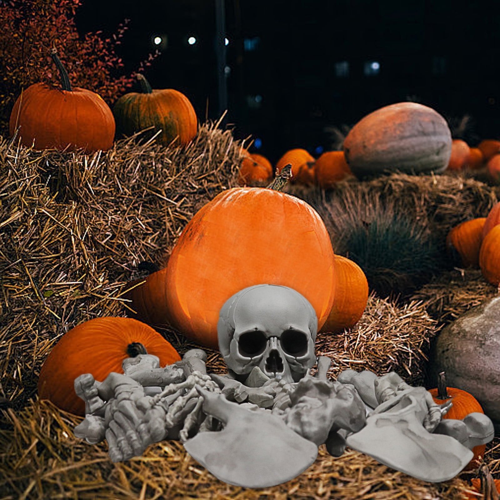 TOPRenddon Bag of Skeleton Bones and Skull for Best Halloween ...