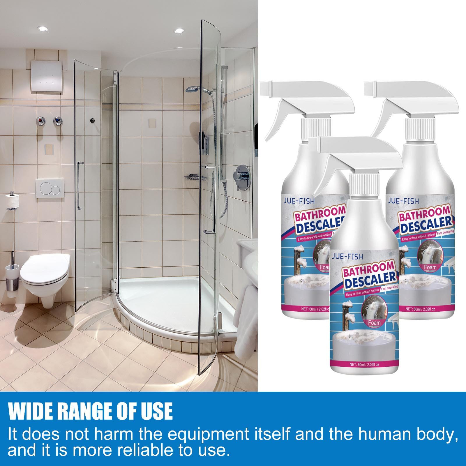 TOPRenddon Bathroom Descaler Cleaner, 2025 New Bathroom Descaler ...