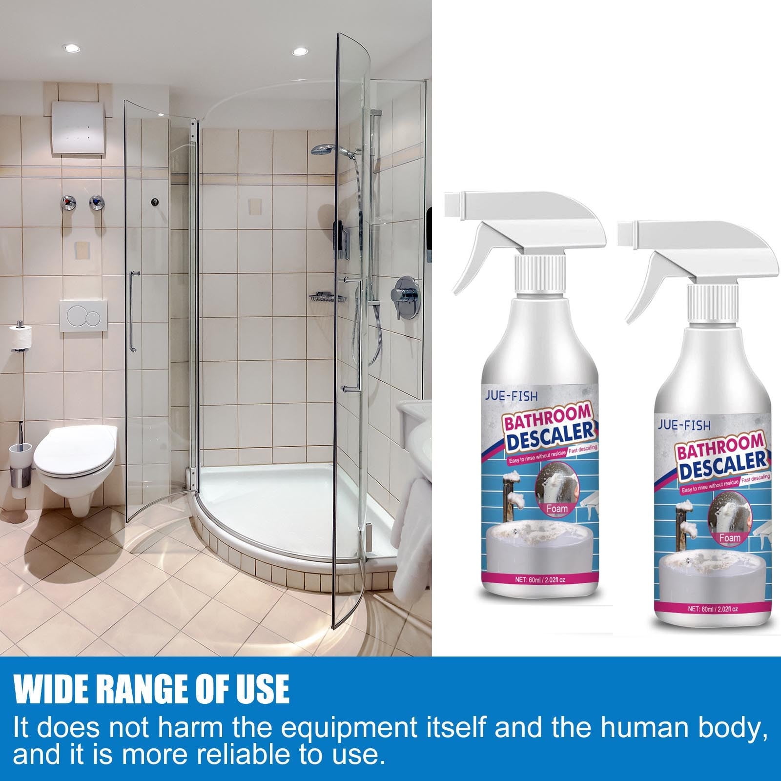 TOPRenddon Bathroom Descaler Cleaner, 2025 New Bathroom Descaler ...