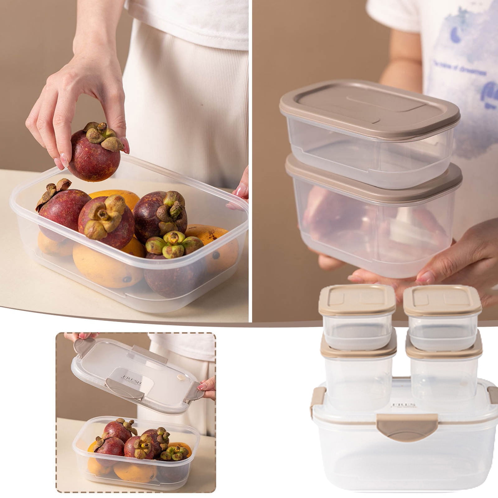 TOPRenddon Bento Lunch Box,Mini Food Grade Food Storage Container ...
