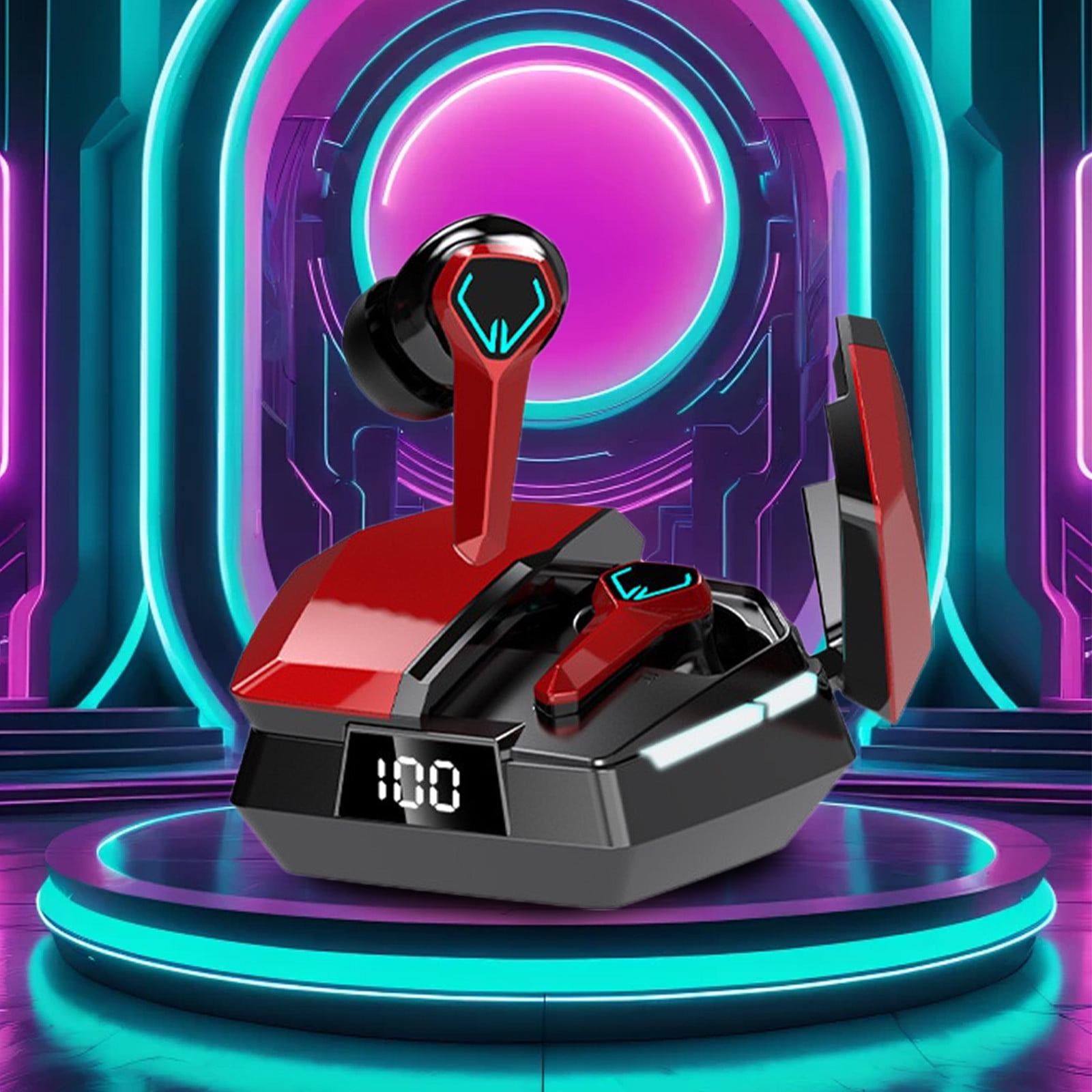 TOPRenddon Bluetooth Headphones True Wireless Earbuds，Wireless ...