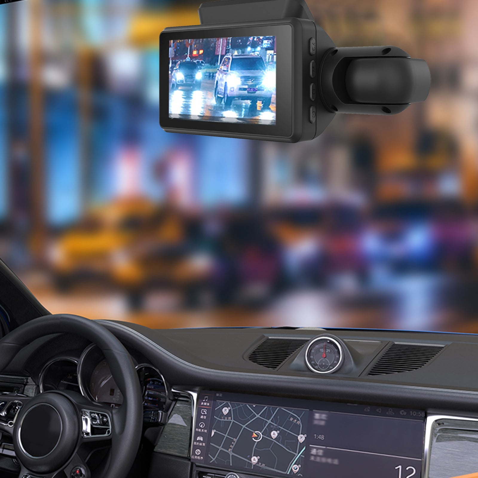 TOPRenddon Camera Recorder 3Inch Screen Dashboard Camera With 240° Wide ...