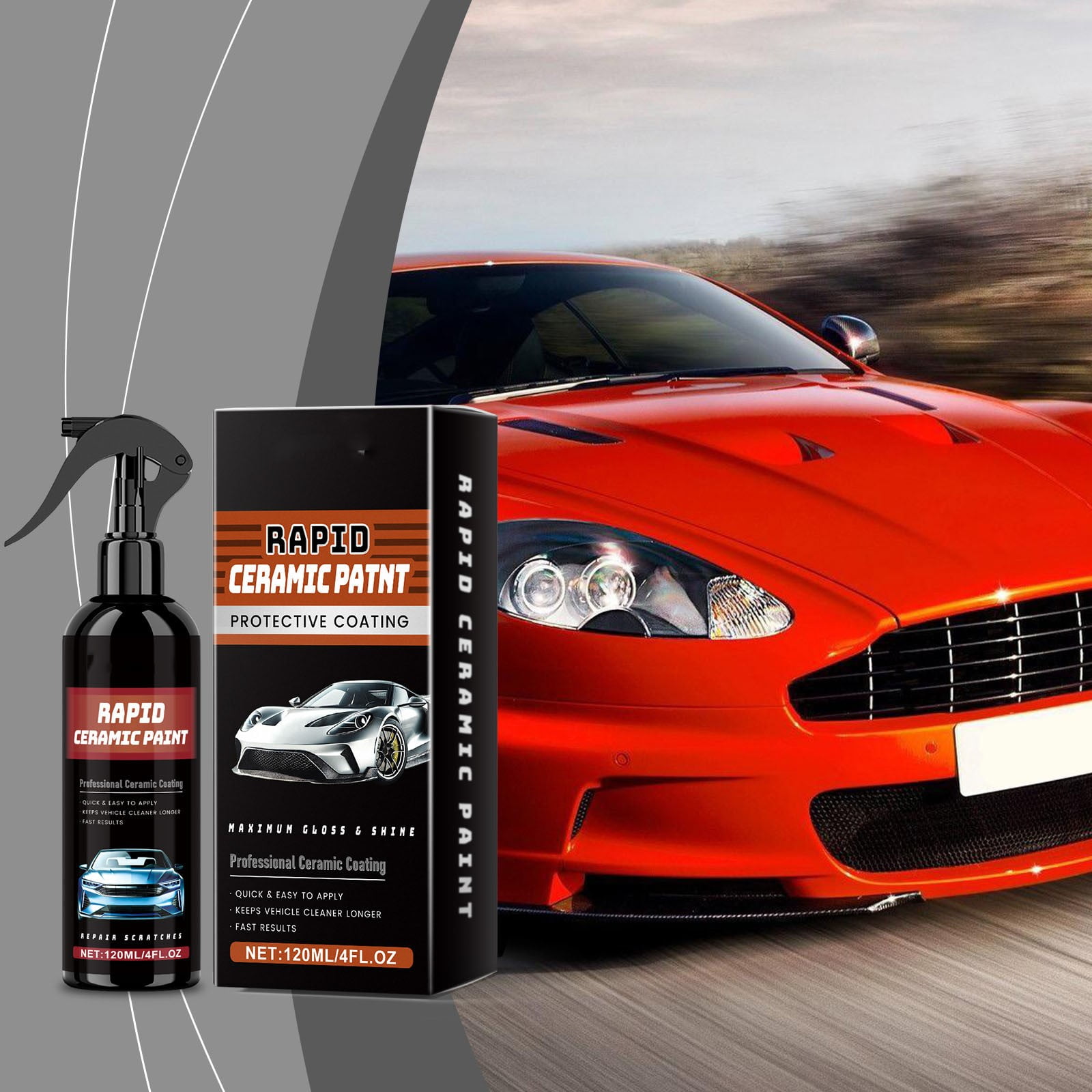 TOPRenddon Car Paint Protection Spray – Scratch & Weather-Resistant ...