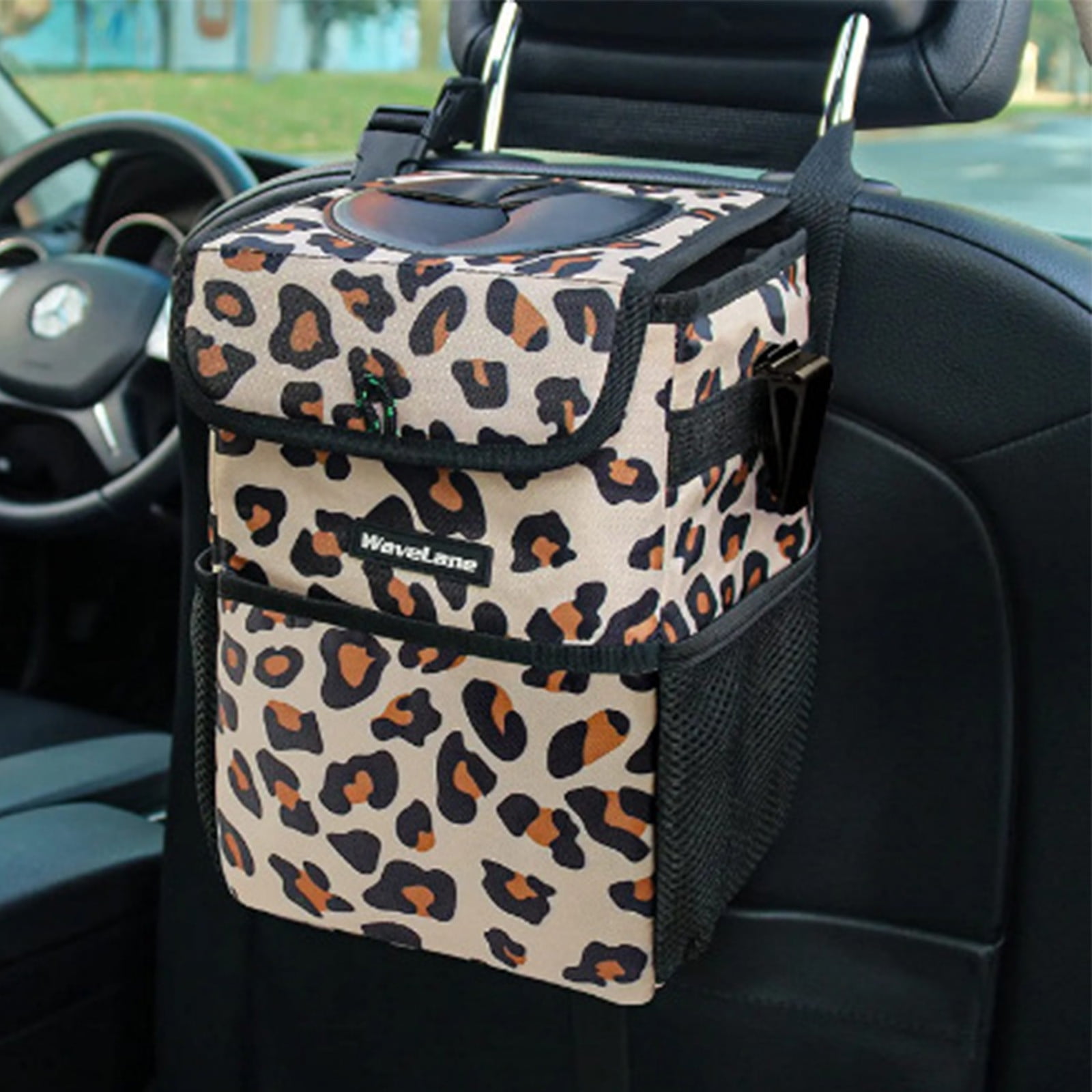 TOPRenddon Car Trash Bag Bin Hanging, Car Trash Cans Back SeatHanging ...