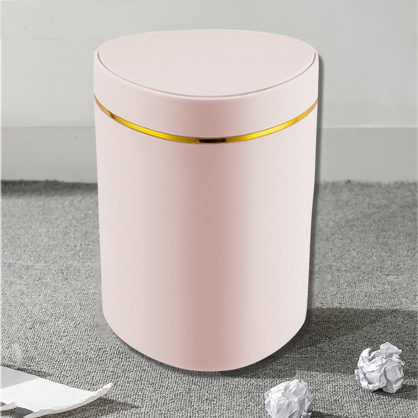 TOPRenddon Compact Push-Button Desk Trash Can – Odor-Proof Office ...