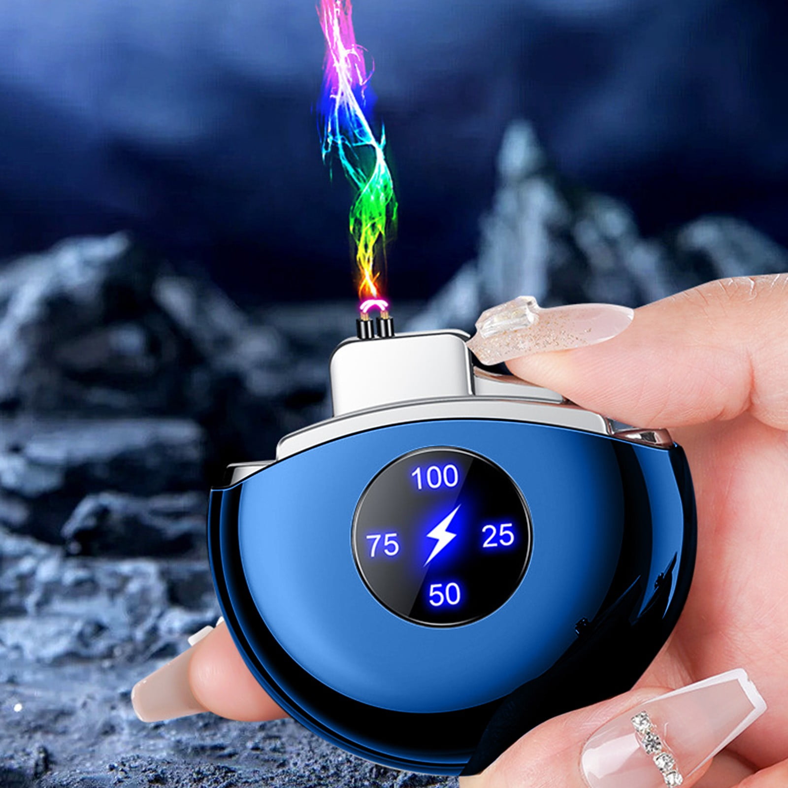 TOPRenddon Compact Rechargeable Lighter with LED Power Display ...