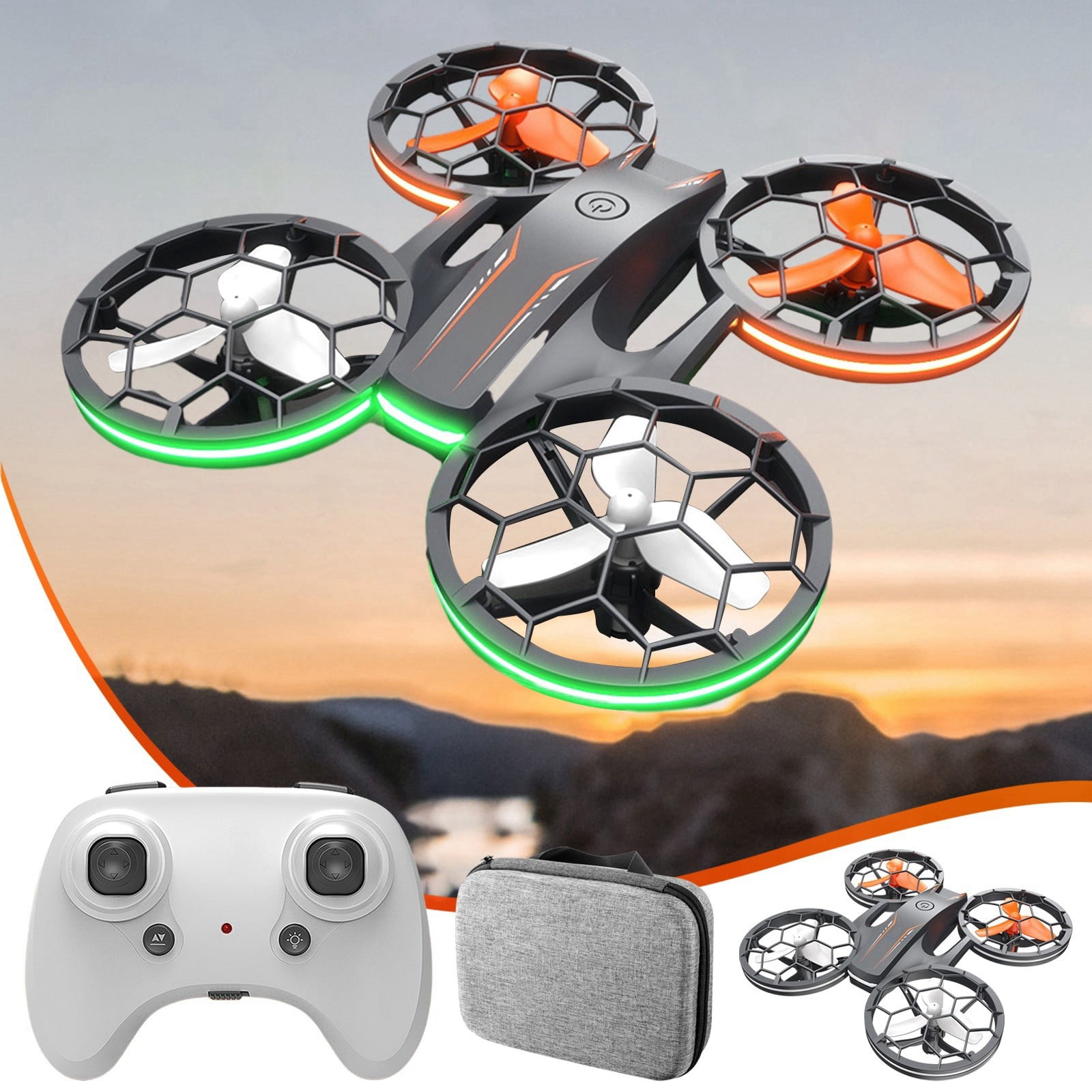 TOPRenddon Drones with Camera for Adults,Lightweight Mini Drone,Long ...