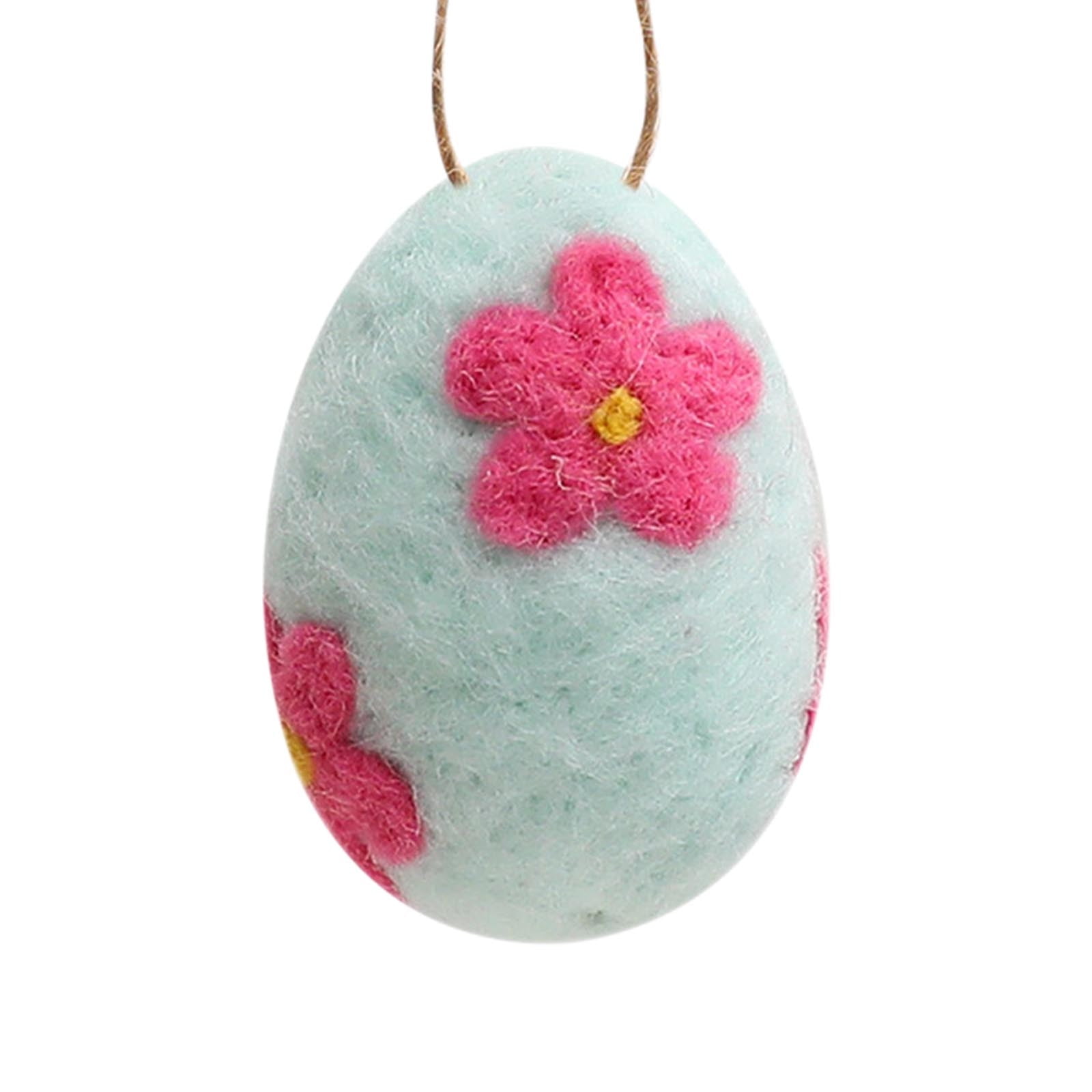 TOPRenddon Easter Felted Eggs Bulk Basket Decor,Large Pastel Easter Egg ...