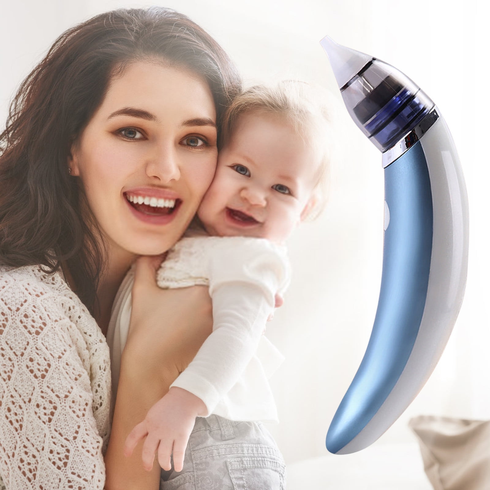 TOPRenddon Electric Nasal Aspirator for Babies – Quiet Rechargeable ...