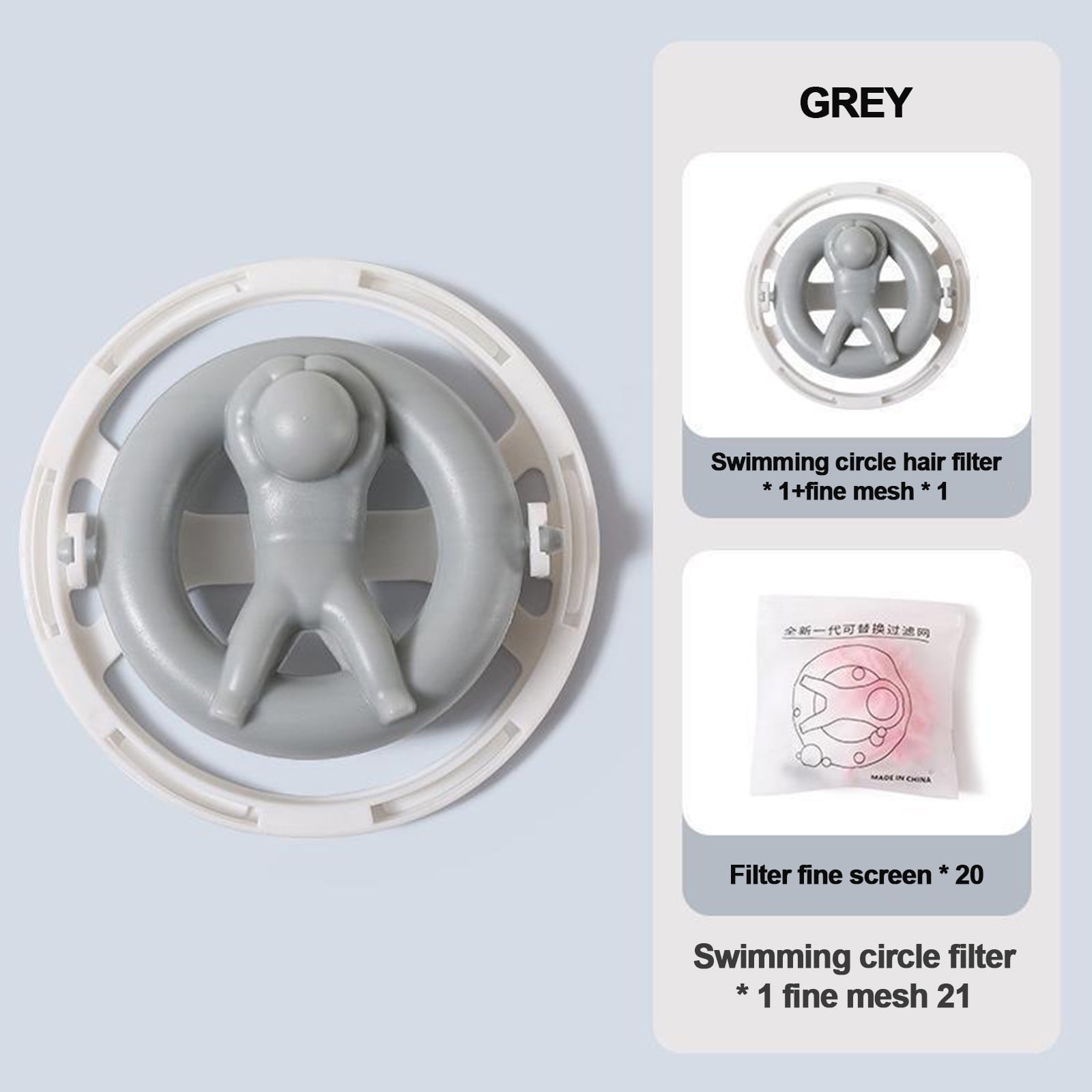 TOPRenddon Floating Hair Filtering Mesh Removal，Washing Machine ...